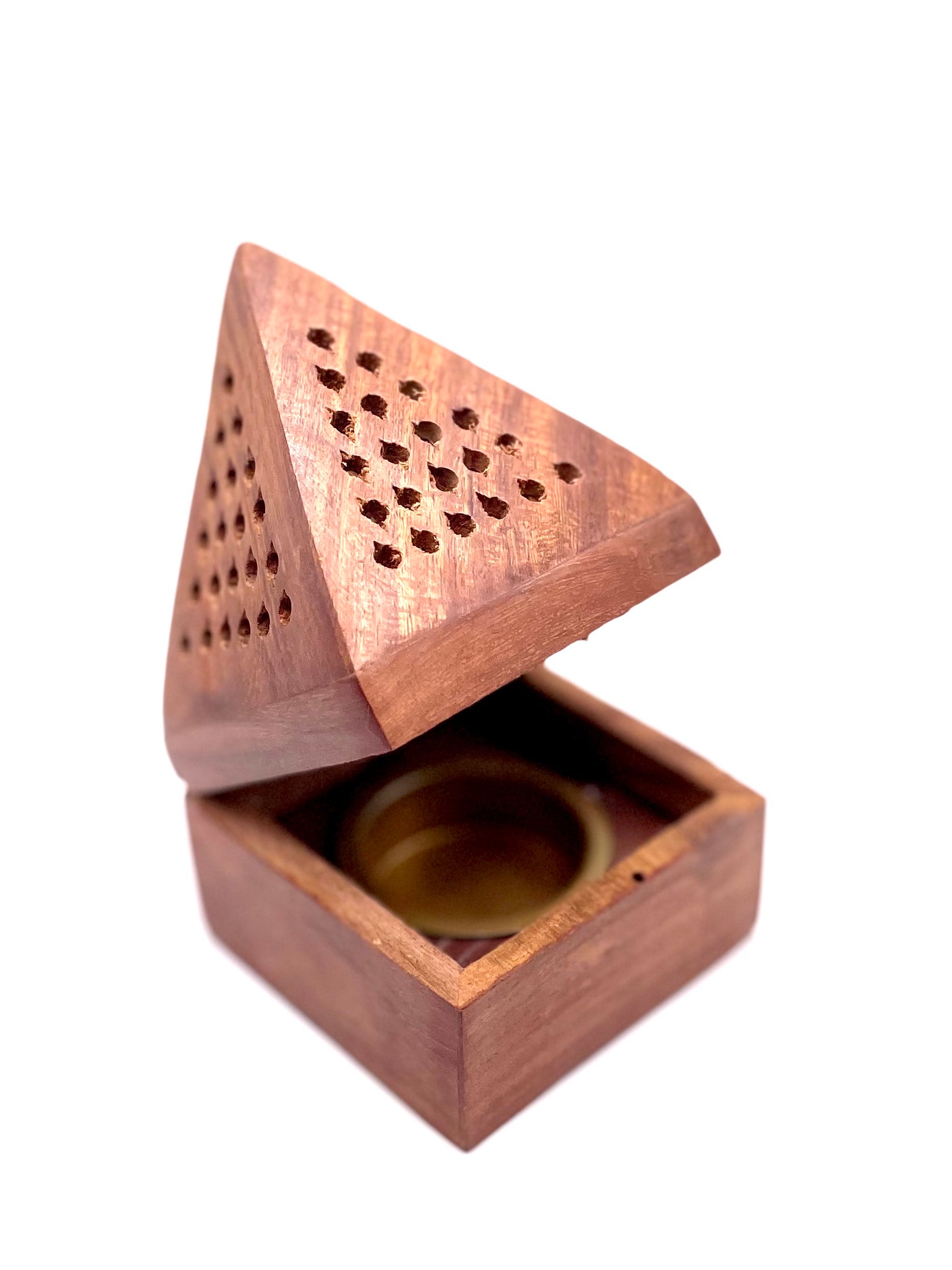 Wooden Temple Cone Burner | AshNicCrystals
